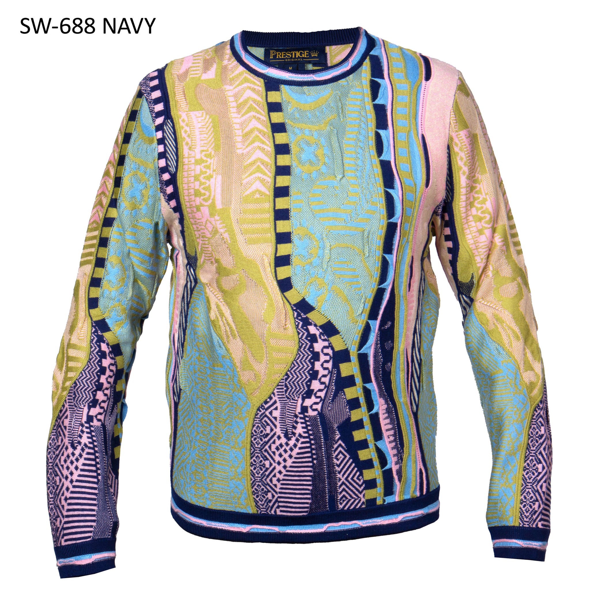 Prestige Textured Pullover Sweater - Premium Men's Knitwear | The City ...